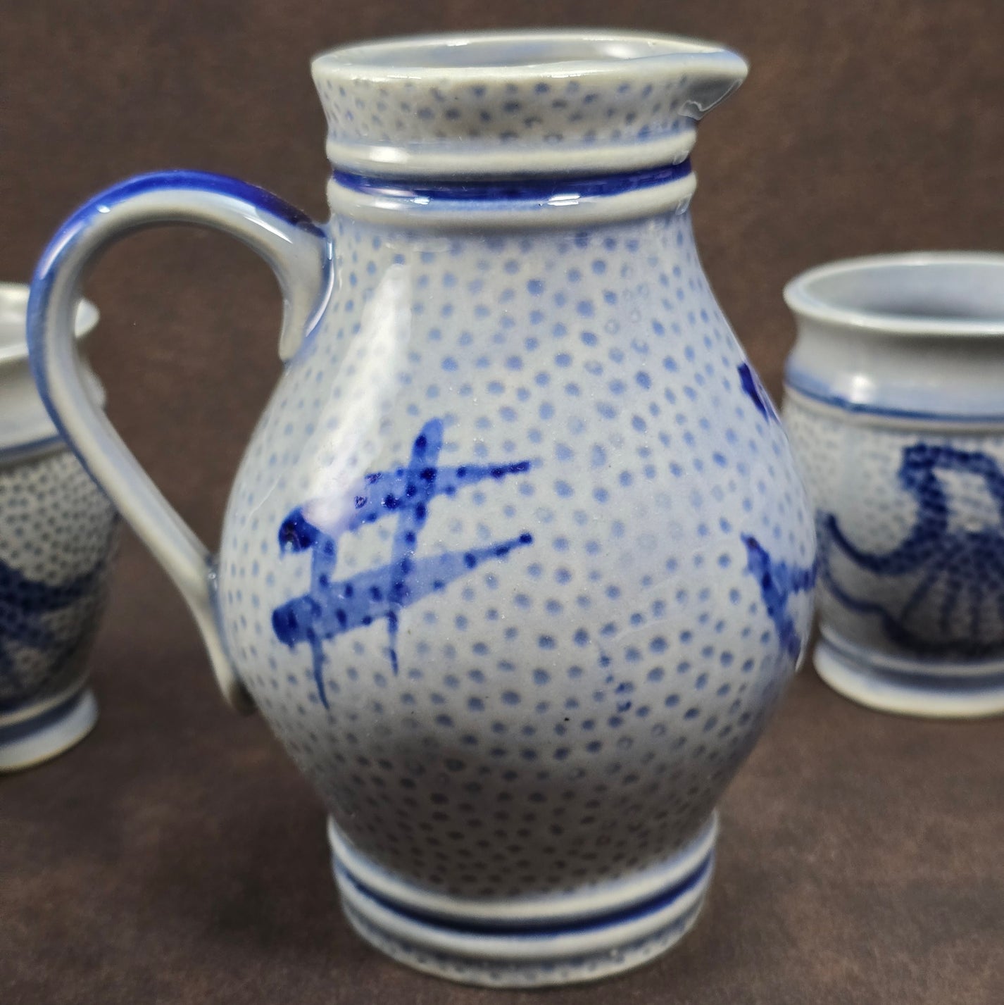 Vintage Bembel Set mit Bechern – Westerwald Steinzeug 60er/70er ...